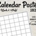 Rustic Farmhouse Buffalo Plaid Mini Calendar Set Classroom - Etsy