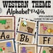 Western Theme Alphabet Posters - Alphabet Images and Words - Instant ...