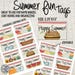 Printable Summer Fun Tags - Editable Organizational Tags - End of Year ...