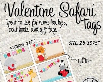 Printable Animal Print Desktop Nameplates Classroom Labels - Etsy