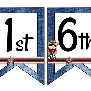 Western Theme Welcome Banner - Rustic Wood Bulletin Board Banner - 1st ...