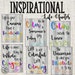 Colorful Life Quotes Posters - Classroom Posters - Motivational Posters ...