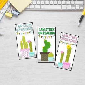 Printable Cactus Bookmarks - Cactus Birthday - Classroom Bookmarks ...