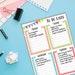 Chevron to Do Lists Printable to Do Lists Colorful to Do Lists Teacher ...