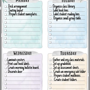 Printable Eucalyptus Teacher To-do Lists | Farmhouse Daily to Do Lists ...