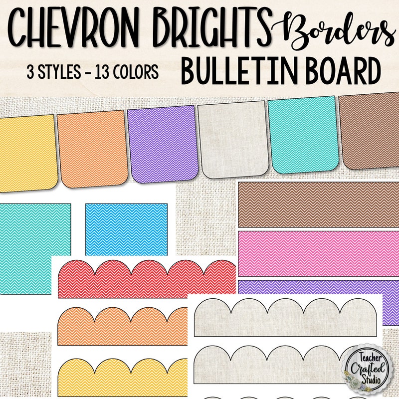 Chevron Borders - Etsy