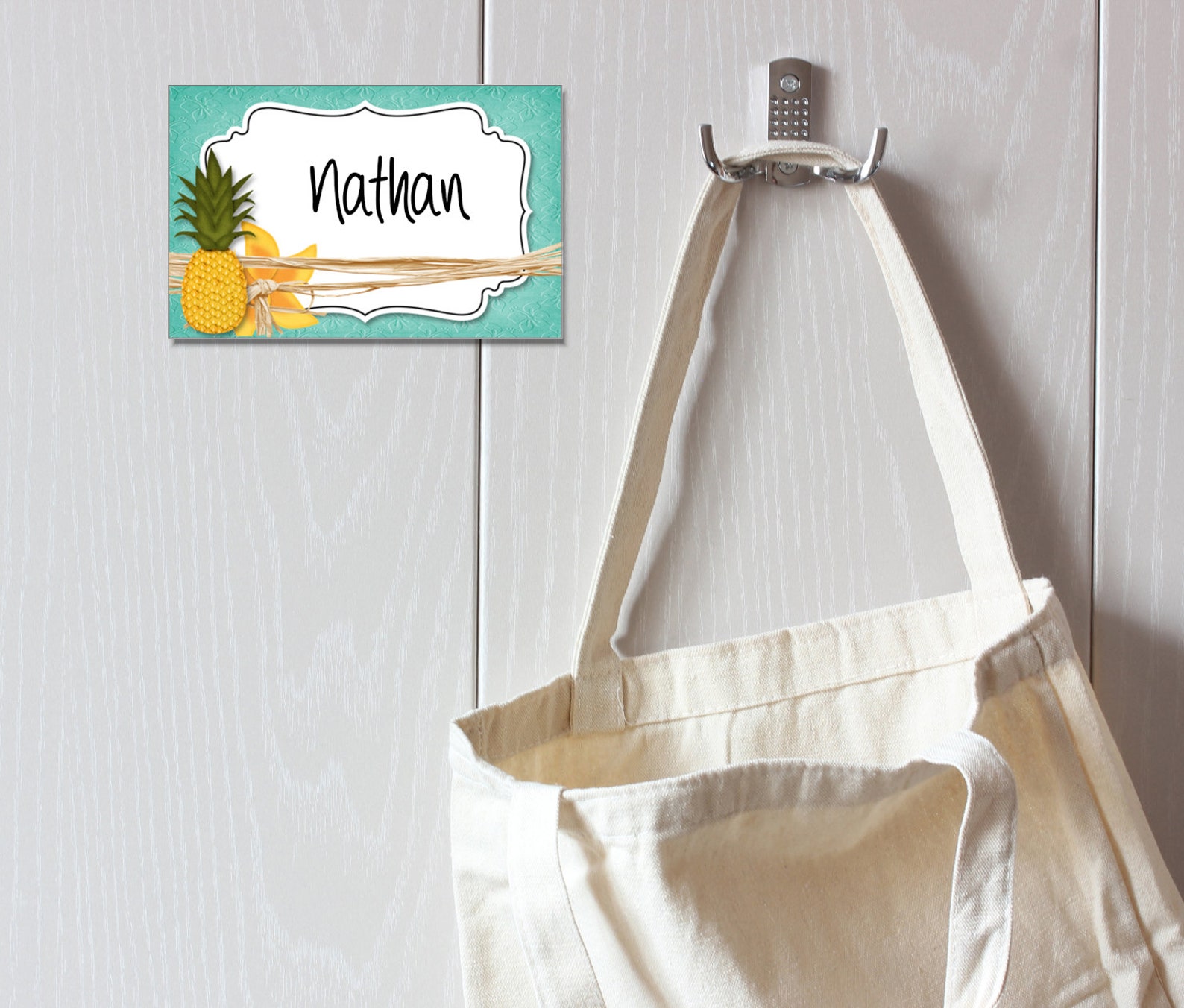 Pineapple Tags | Tropical Party Tags | Classroom Name Tags | Birthday ...