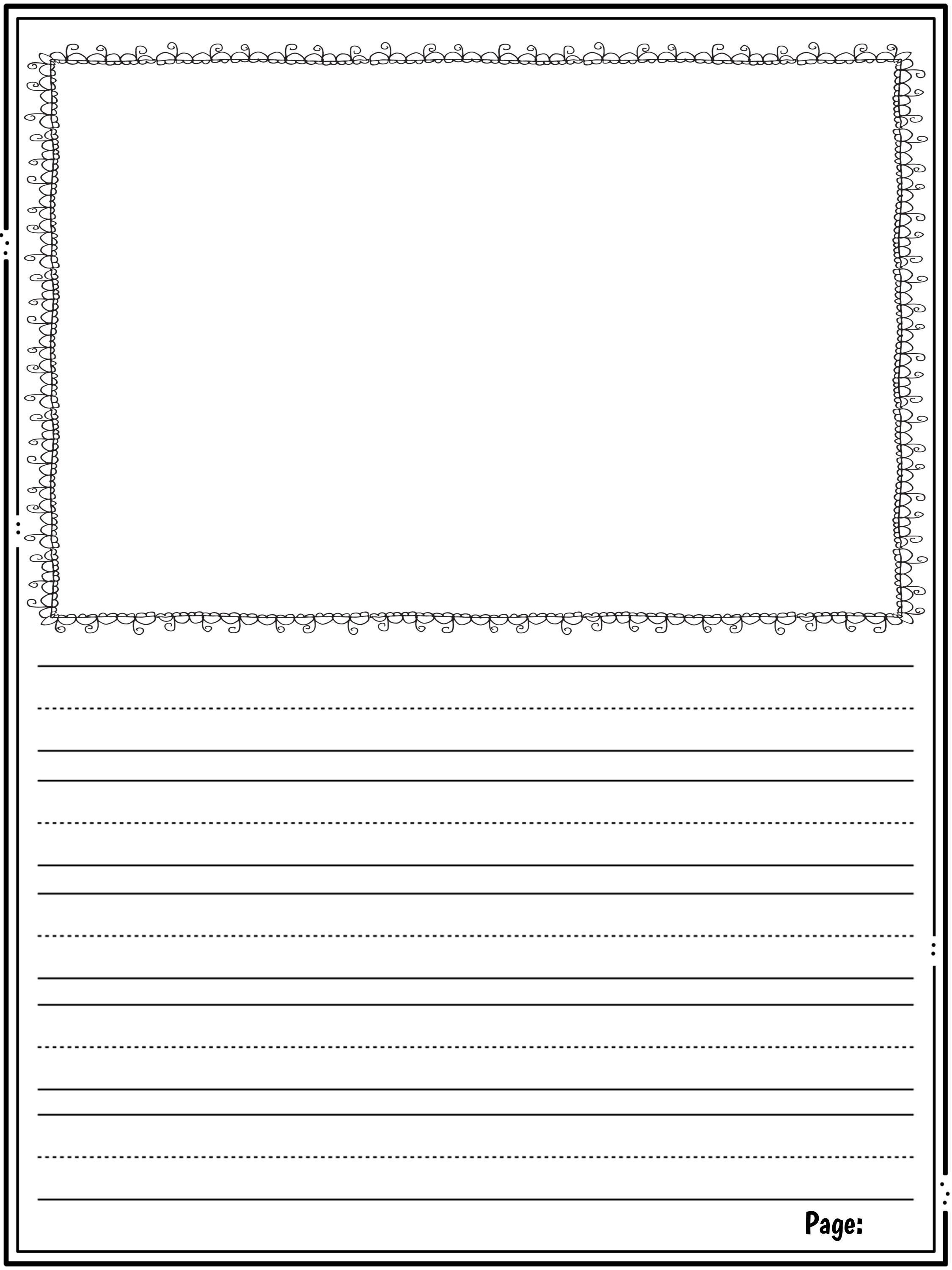 Printable Storybook Templates for Kids | Primary Writing Pages With ...