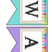 Rainbow Chevron Word Wall Classroom Set Banner and Editable - Etsy