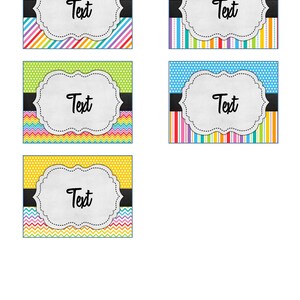 Rainbow Sprinkles Binder Covers, Spines and Tags - Editable Binders ...