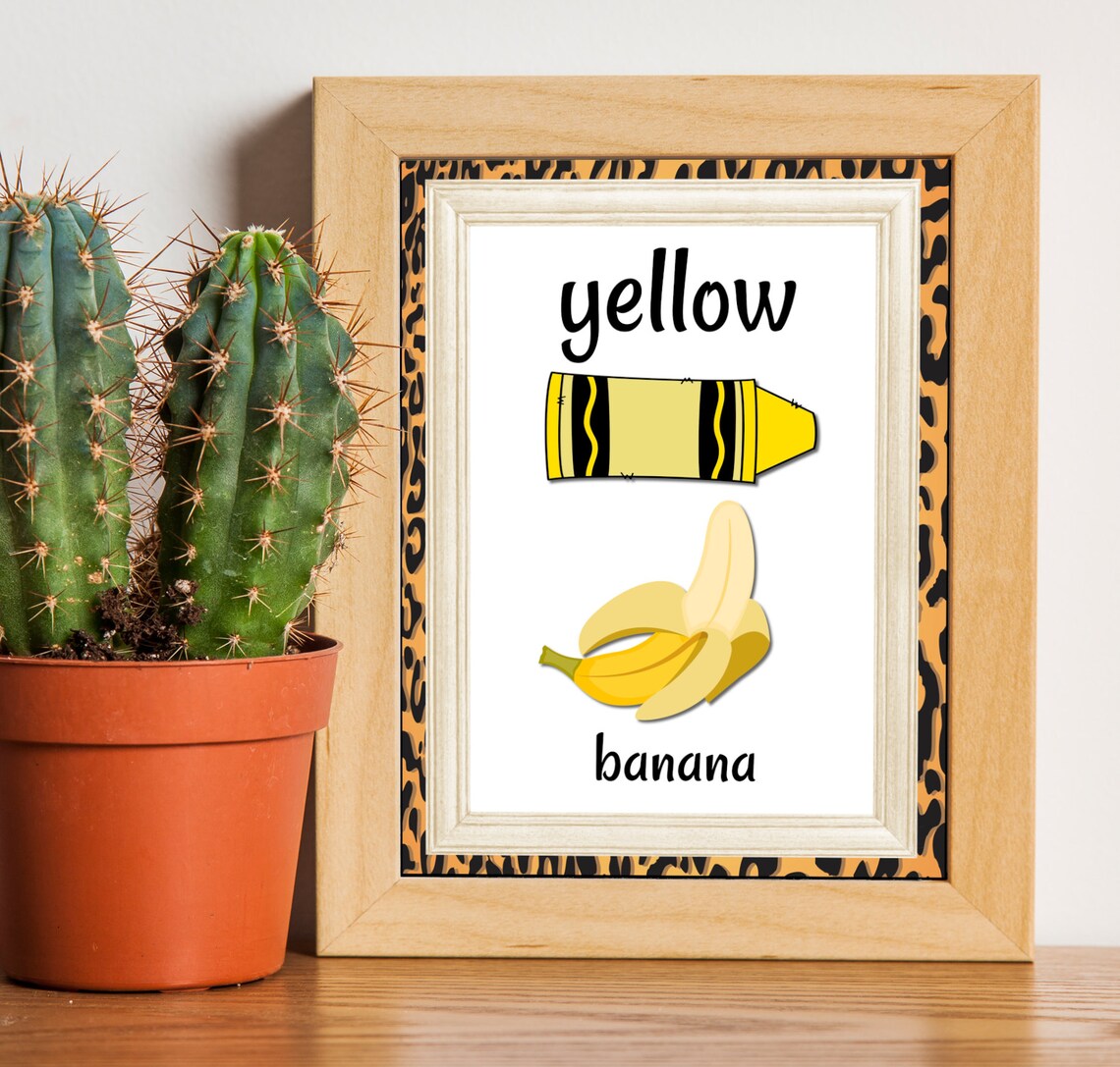 Animal Print Color Posters | Classroom Posters | Safari Classroom Decor ...