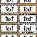 Animal Print Word Wall Classroom Set | Banner and Editable Cards ...