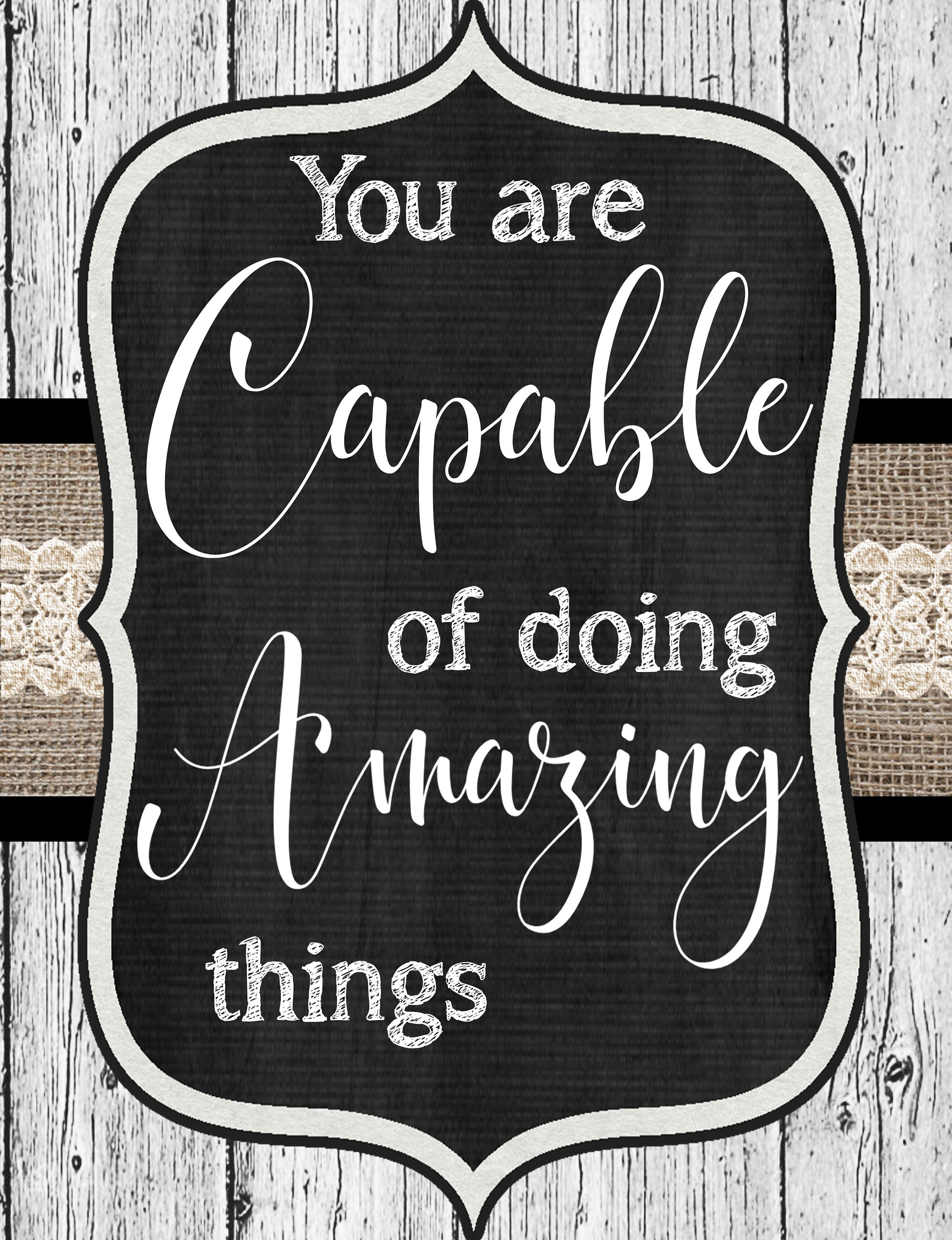 Rustic Farmhouse Inspirational Posters Classroom Posters - Etsy