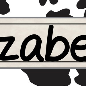 Printable Animal Print Desktop Nameplates - Classroom Labels - Editable ...
