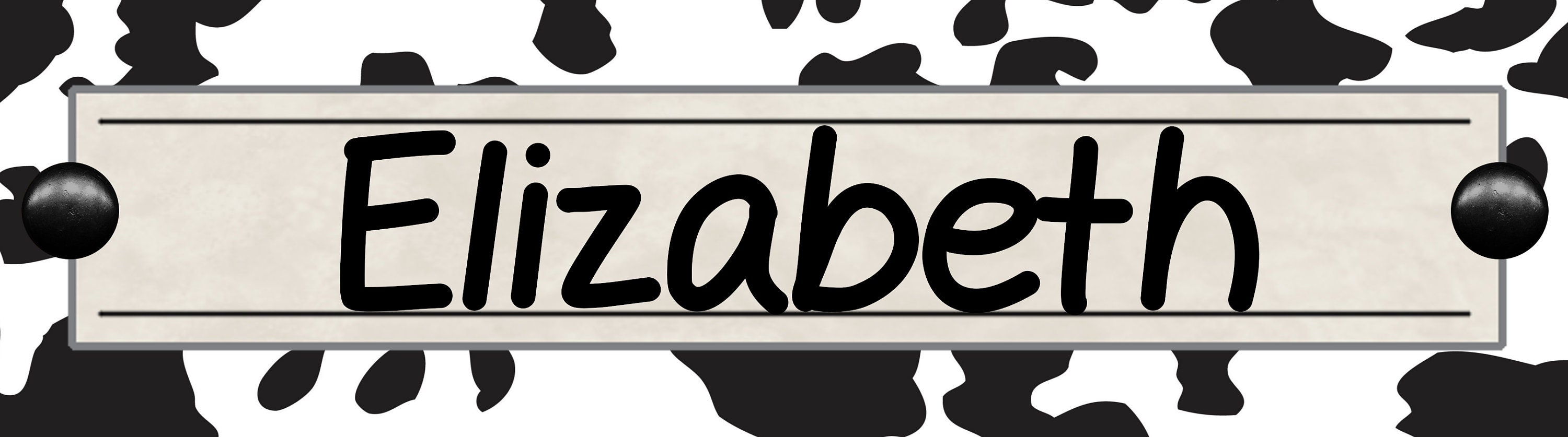Printable Animal Print Desktop Nameplates - Classroom Labels - Editable ...