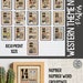 Western Theme Number Posters 0-20 - Ten Frames Posters - Instant ...