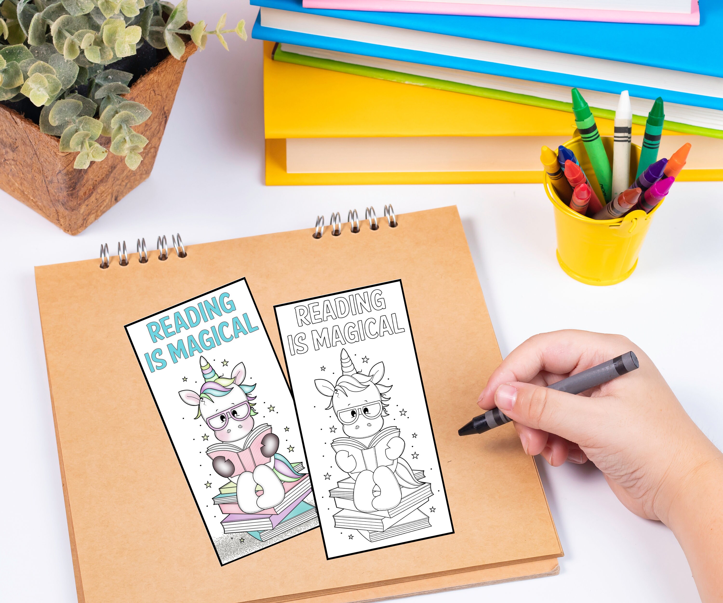 Printable Unicorn Bookmarks - Unicorn Birthday - Classroom Bookmarks ...