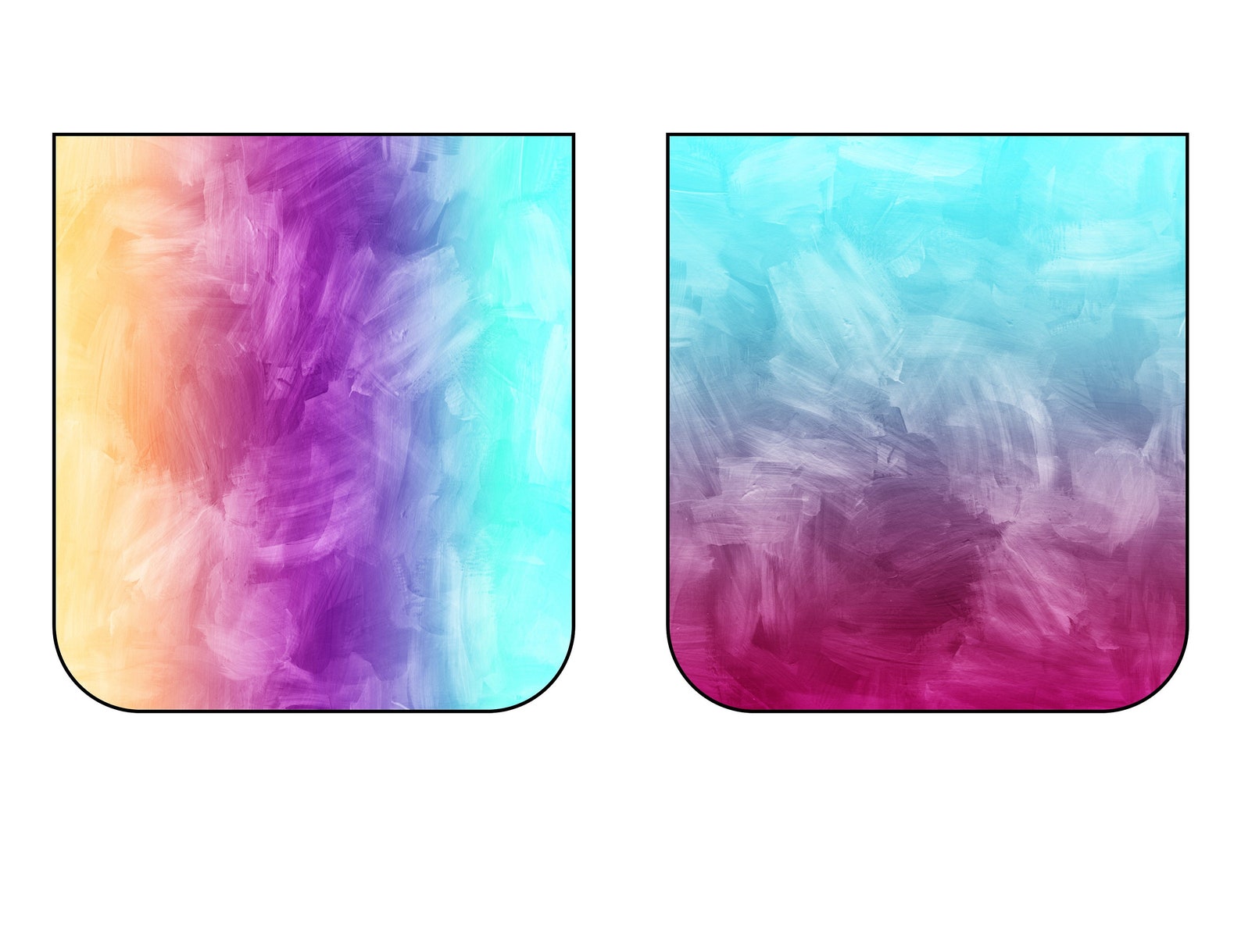 Watercolor Bulletin Board Borders | Watercolor Party Banner | Summer ...