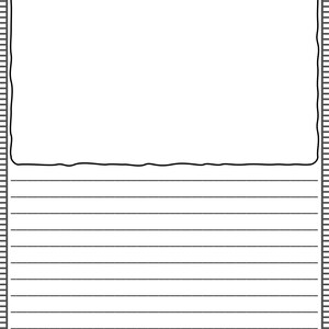 Writer’s Workshop Regular Lines Storybook Templates | Upper Elementary ...