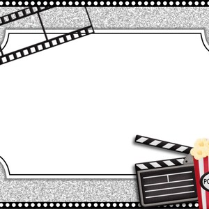 Printable Movie Tags - Editable Tags - Birthday Party Tags - Classroom ...