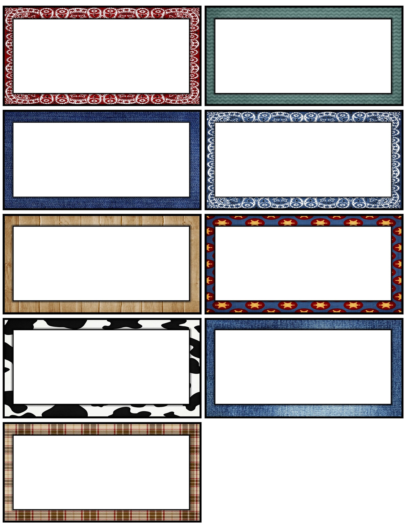 Western Theme Word Wall Classroom Set | Banner and Editable Cards ...