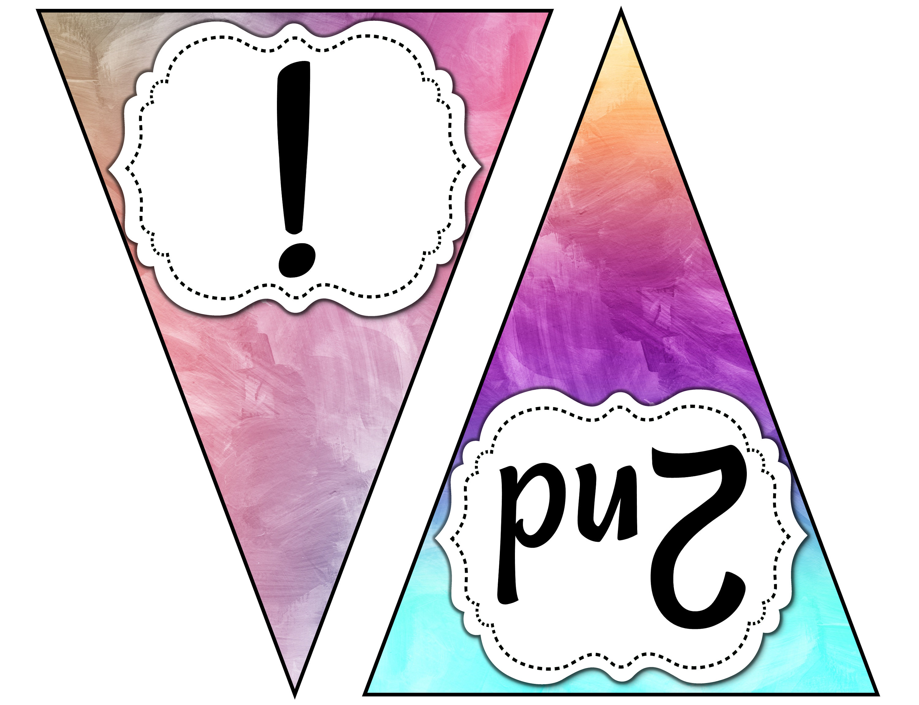 Printable Classroom Watercolor Welcome Banner | Editable Bulletin Board ...