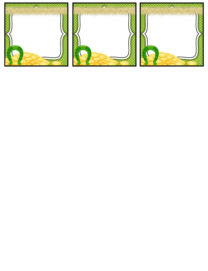 Printable March Calendar Number Tags – St. Patrick's Day Classroom Set ...