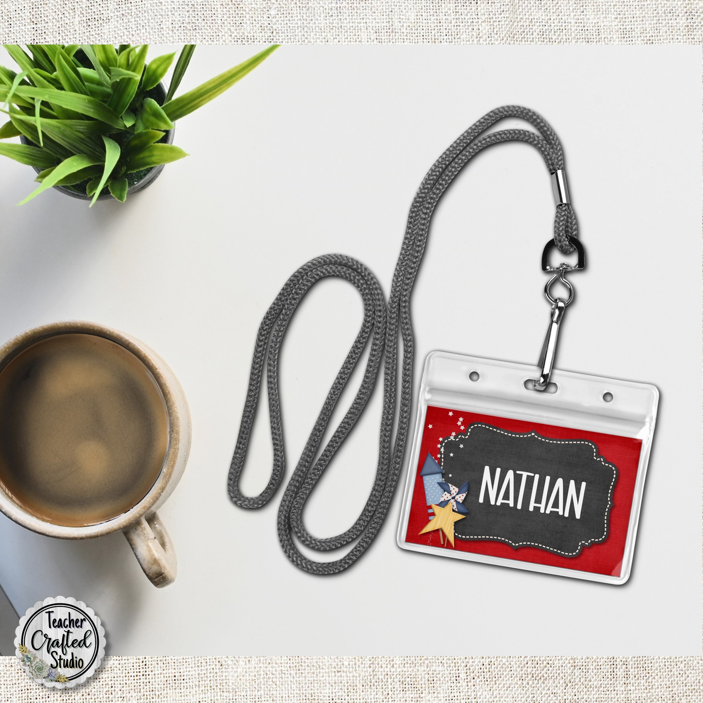 America Chalkboard Name Tags | Patriotic Party Tags | 4th of July ...