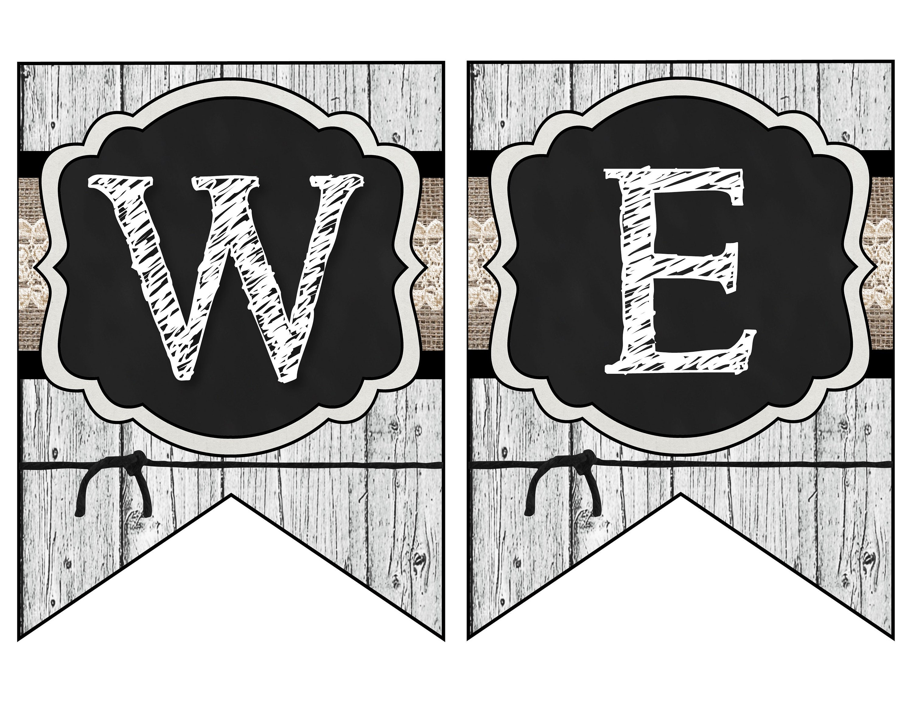 Rustic Farmhouse Welcome Banner - Rustic Wood Bulletin Board Banner ...