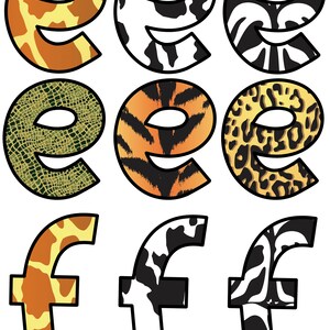 Animal Print Bulletin Board Letters | Classroom Cut Out Letters ...