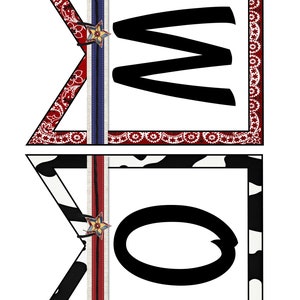 Western Theme Word Wall Classroom Set | Banner and Editable Cards ...