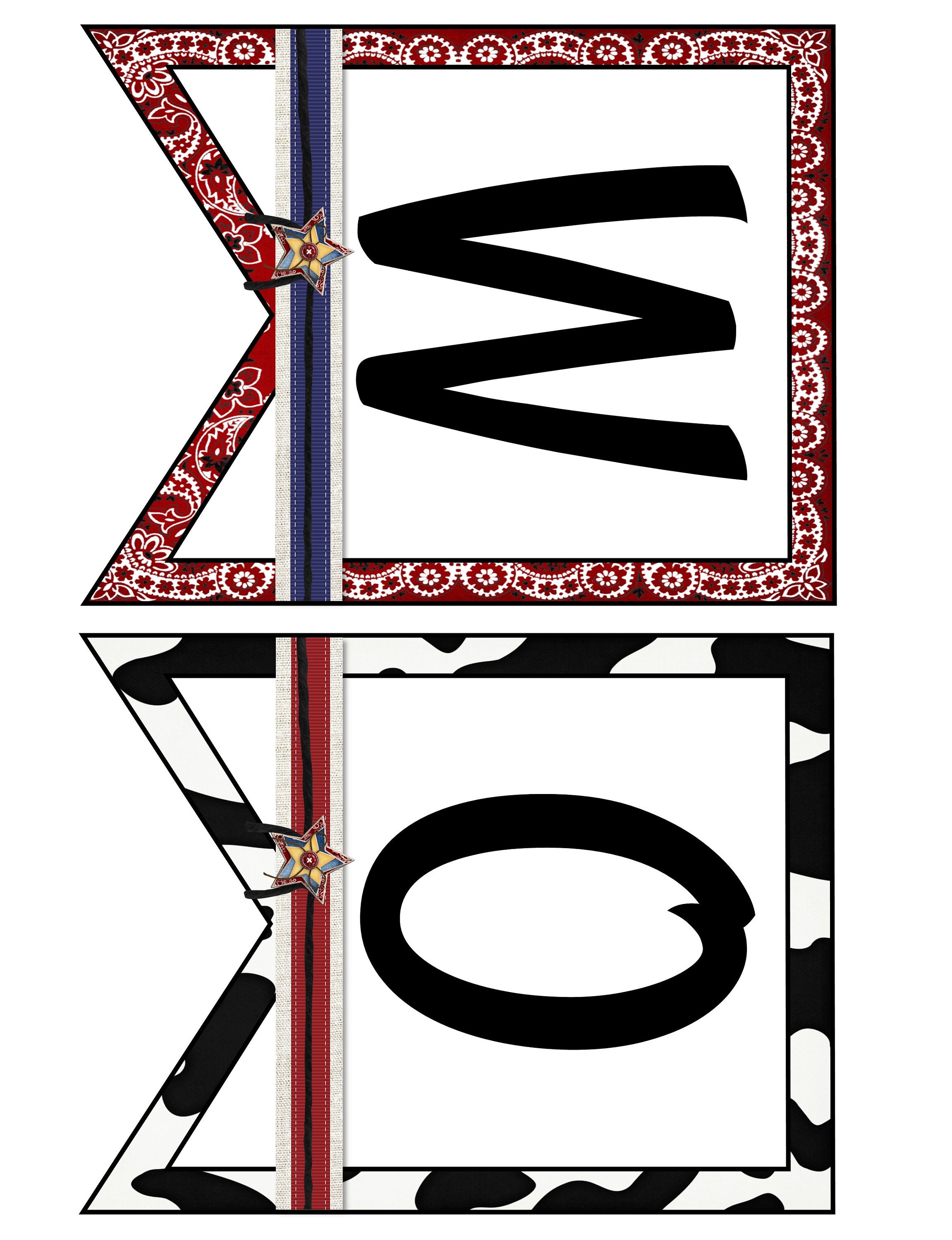 Western Theme Word Wall Classroom Set | Banner and Editable Cards ...