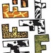 Animal Print Bulletin Board Letters | Classroom Cut Out Letters ...