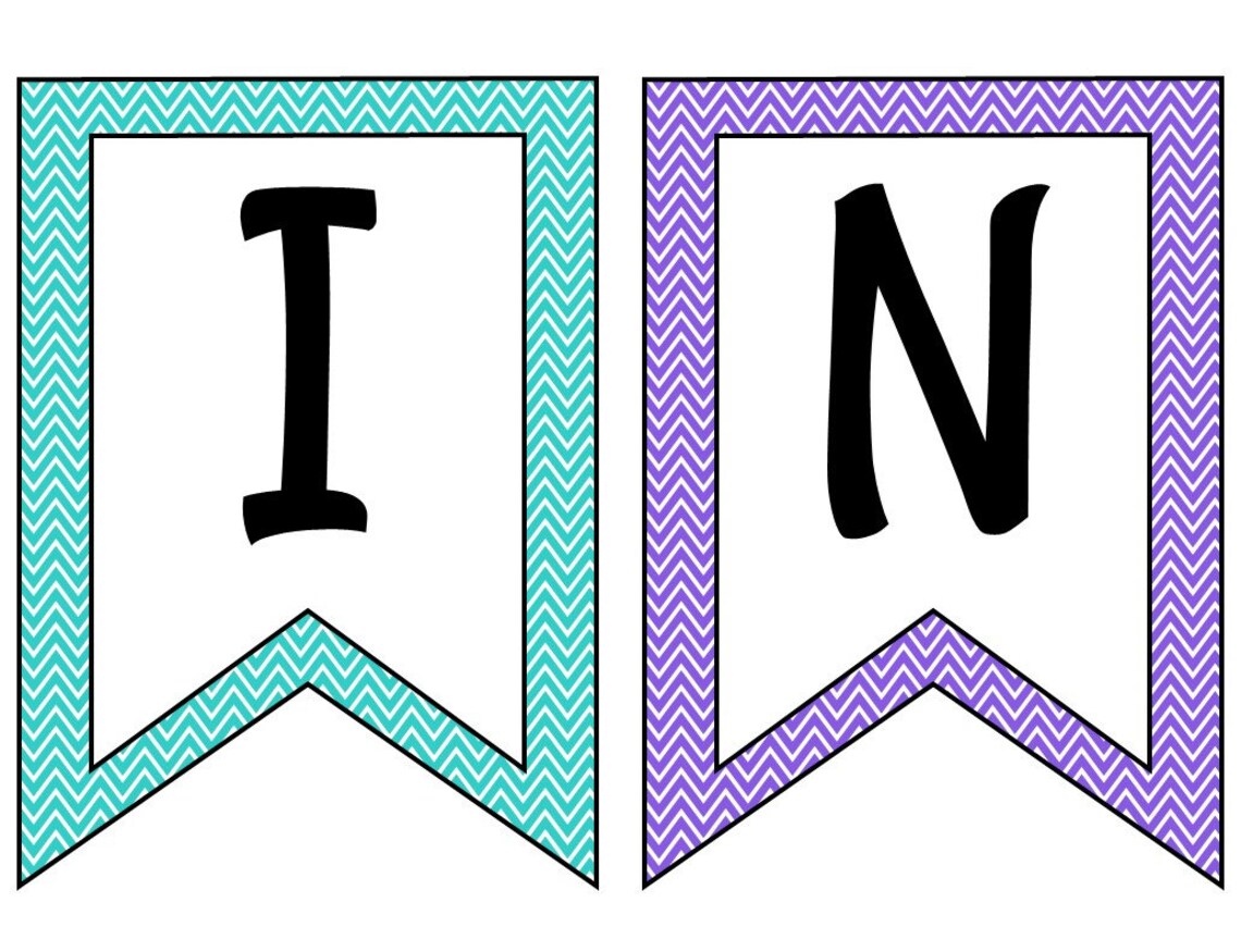 Printable Chevron Reading Banner Classroom Library Reading Teacher ...