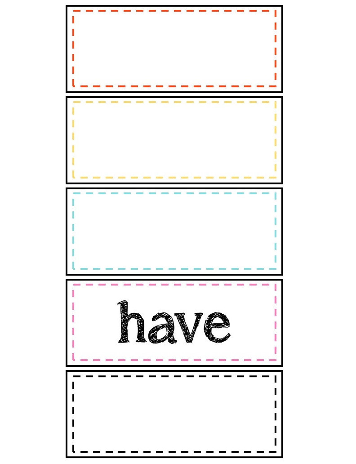 Rainbow Chevron Word Wall Classroom Set Banner and Editable - Etsy