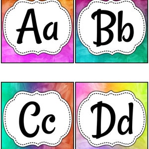 Watercolor Classroom Decor Word Wall Set | Banner and Editable Cards ...