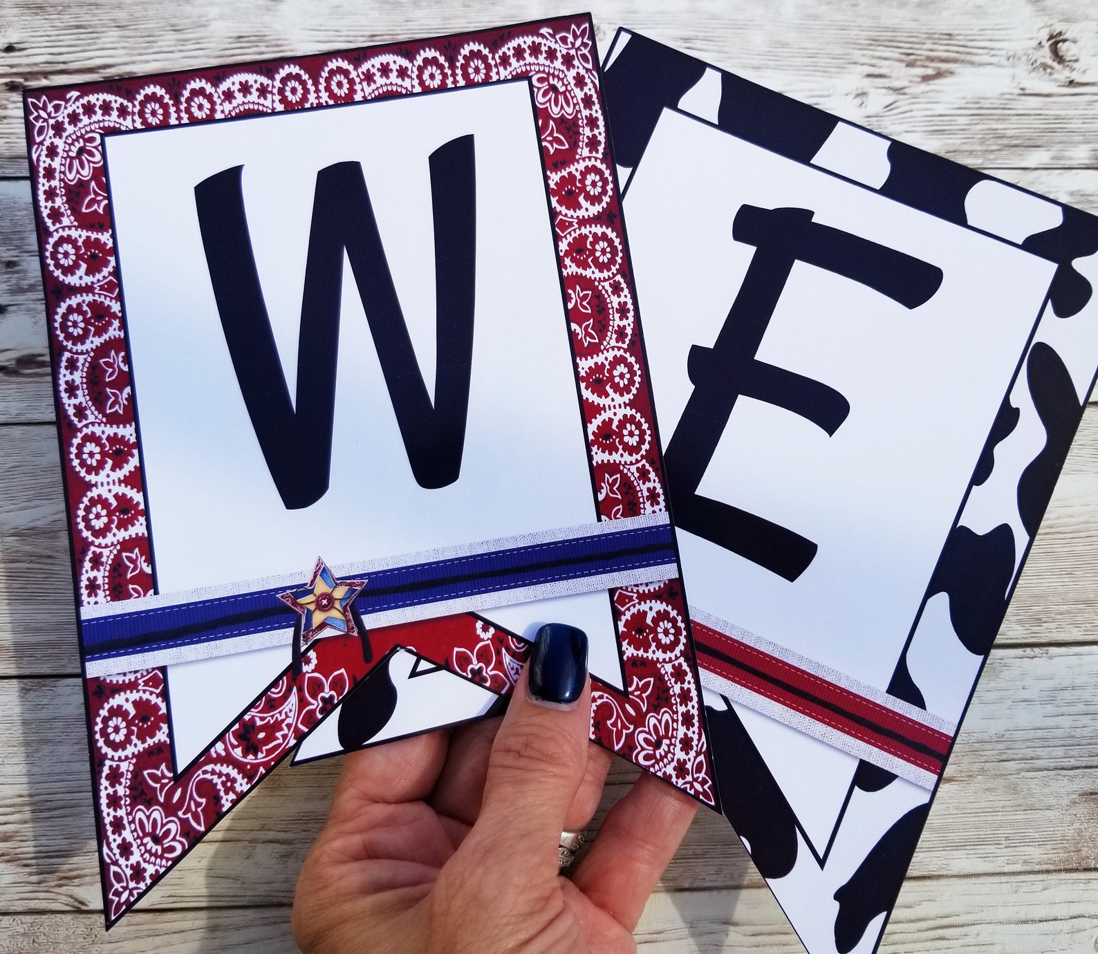 Western Theme Welcome Banner Rustic Wood Bulletin Board Banner 1st ...