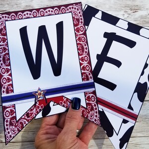 Western Theme Welcome Banner - Rustic Wood Bulletin Board Banner - 1st ...