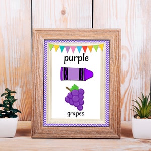 Chevron Color Posters Classroom Posters Rainbow Classroom Decor - Etsy