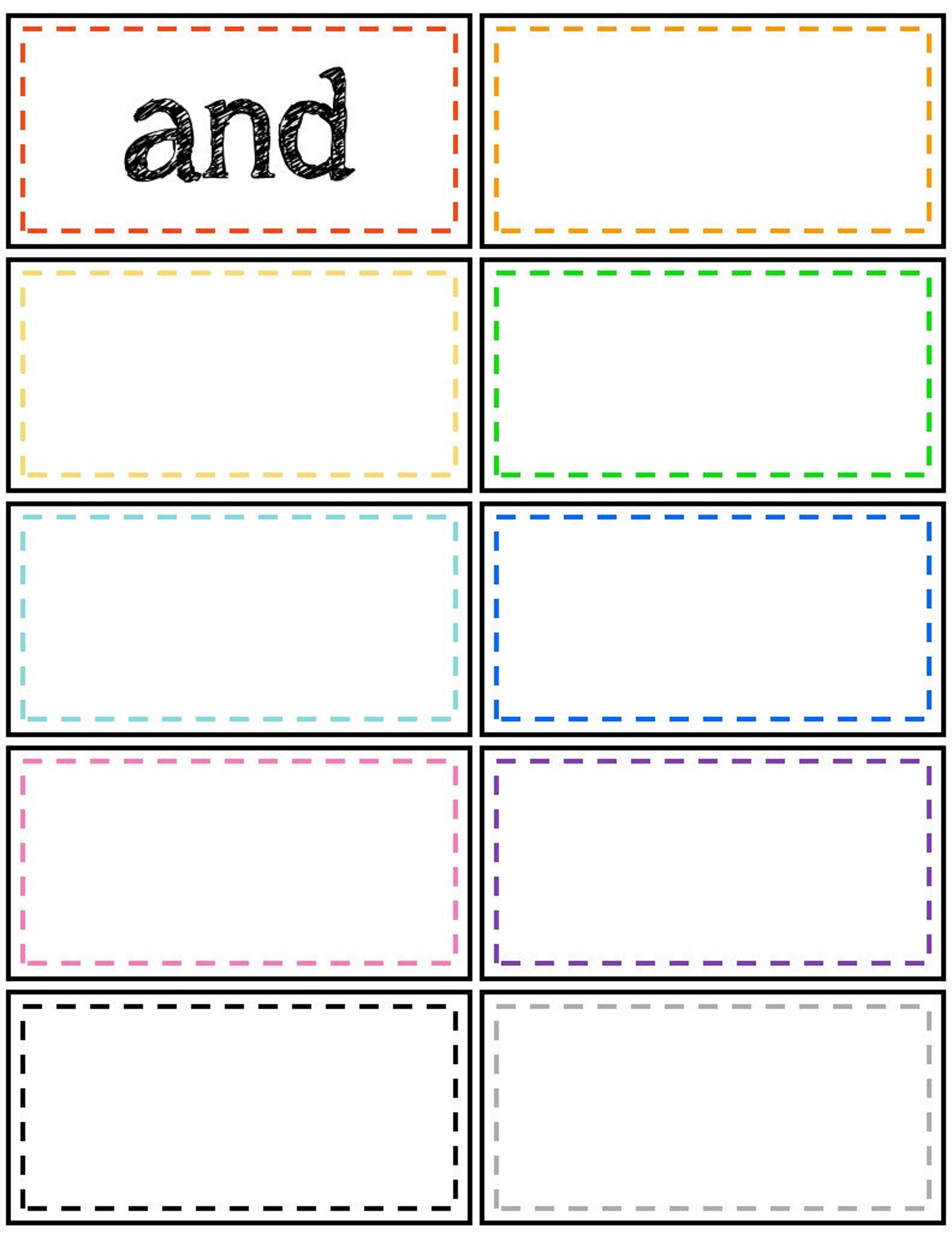Rainbow Chevron Word Wall Classroom Set | Banner and Editable Cards ...