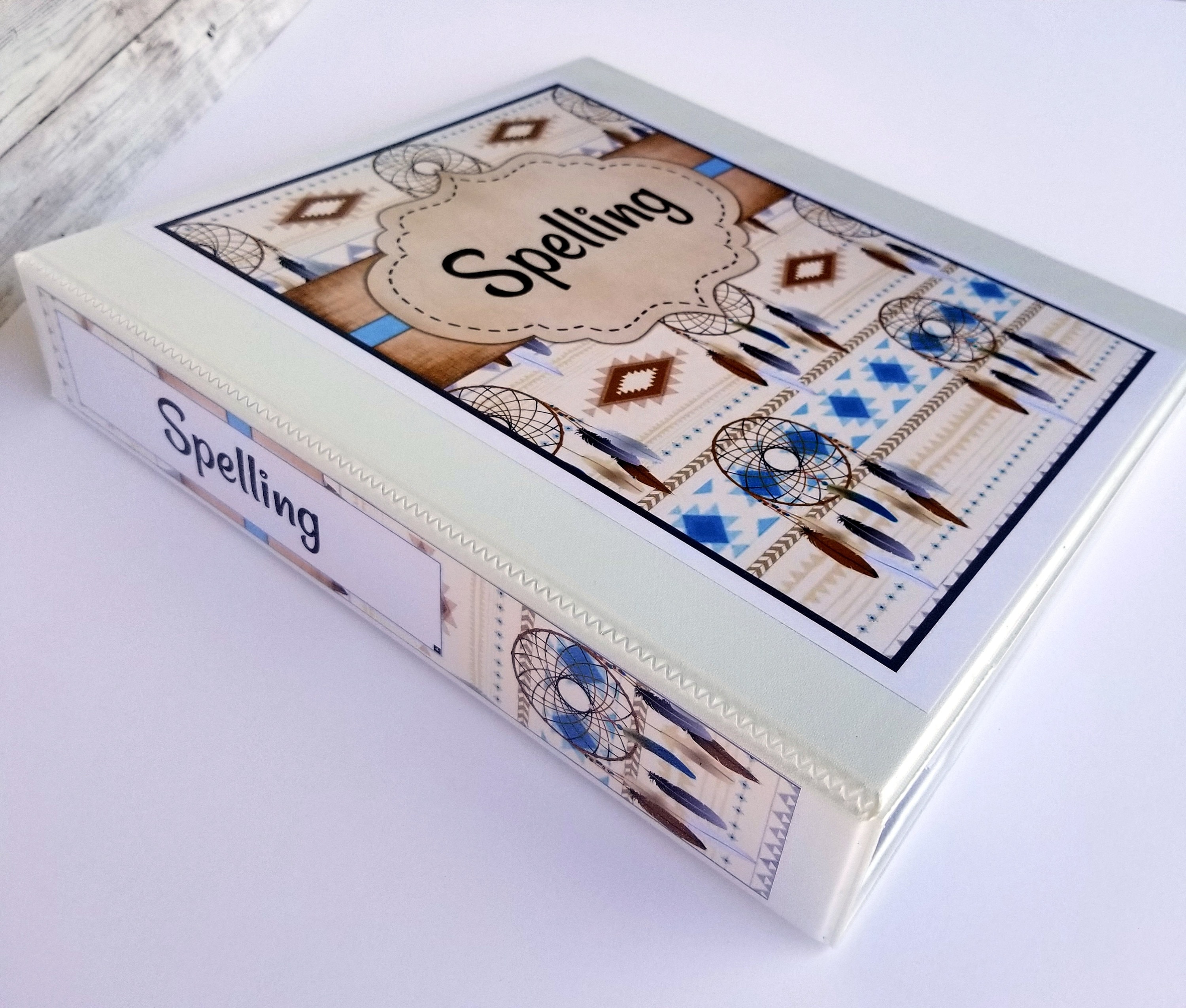 Desert Tribal Binder Covers, Spines and Tags - Editable Binder Covers ...