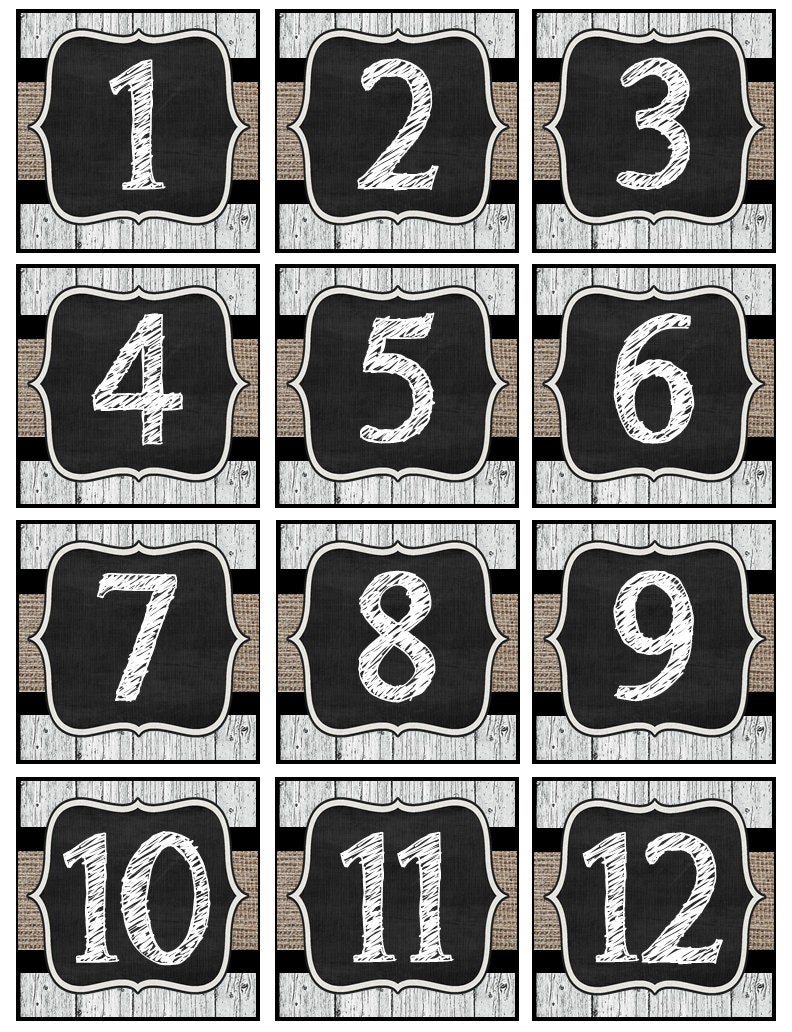 Calendar Numbers Classroom Numbers Editable Numbers Back to School ...