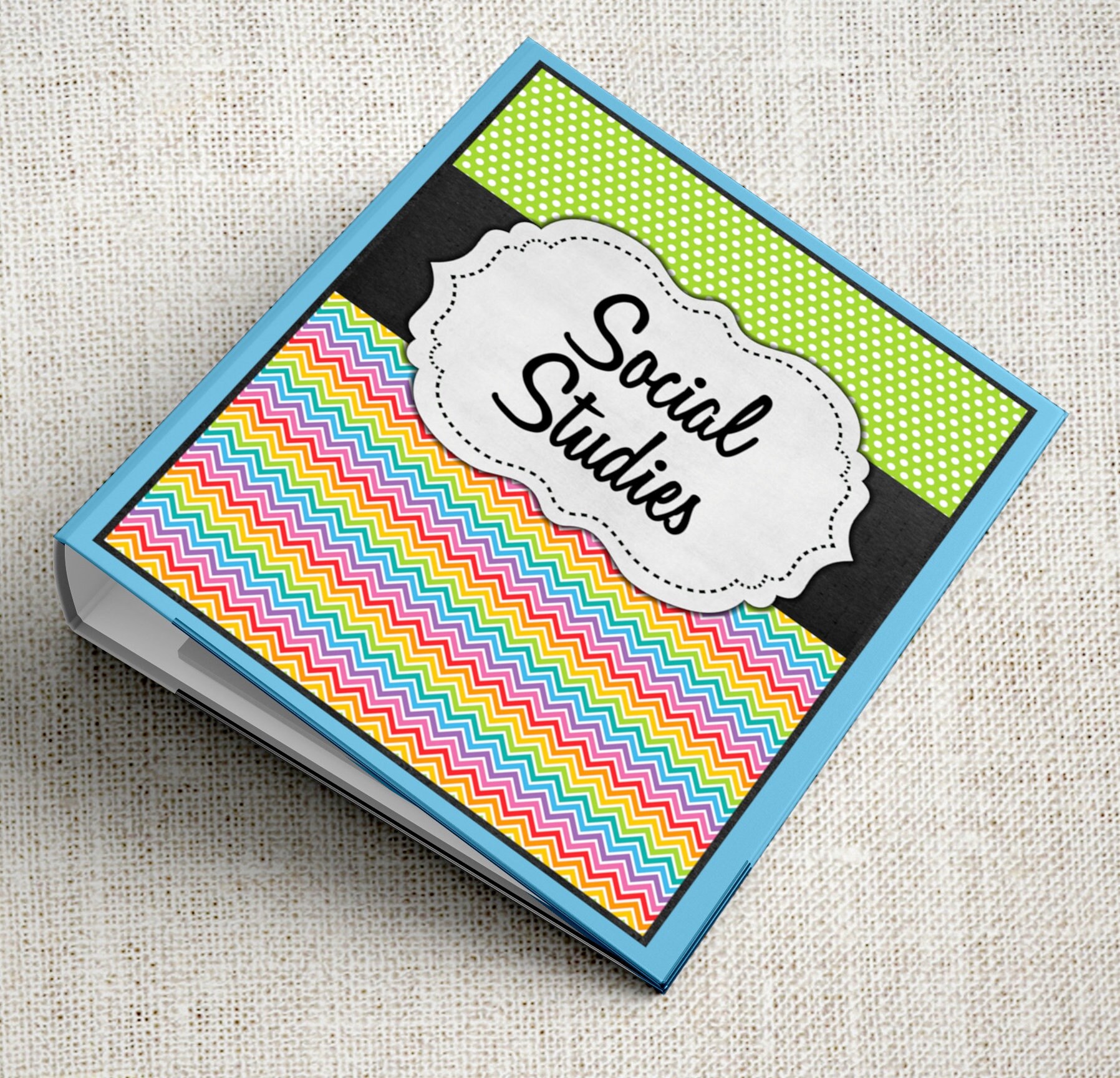 Rainbow Sprinkles Binder Covers, Editable Classroom Labels (PDF) - Etsy
