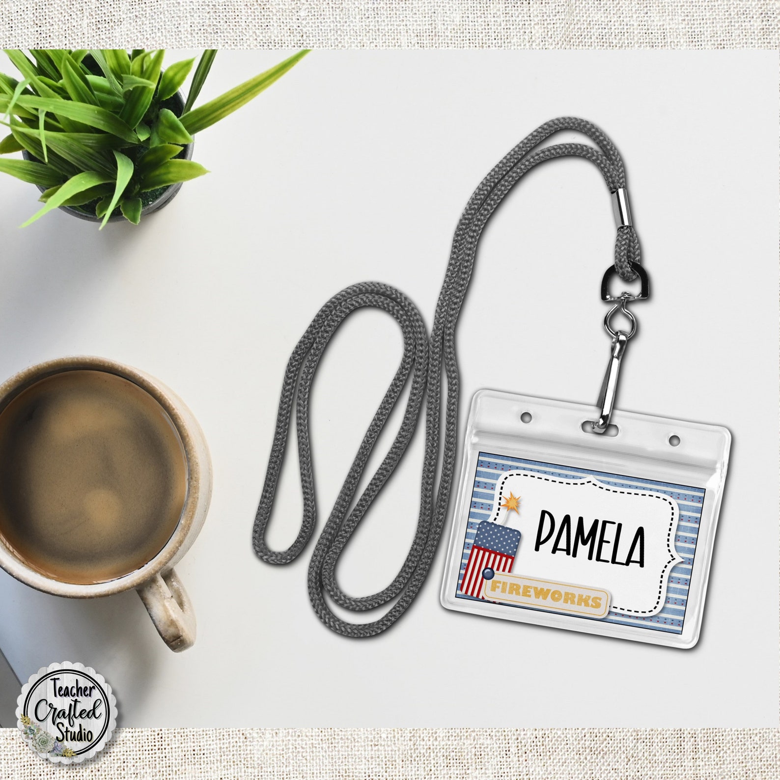 Patriotic America 1776 Name Tags | Party Tags | 4th of July Foodie Tags ...