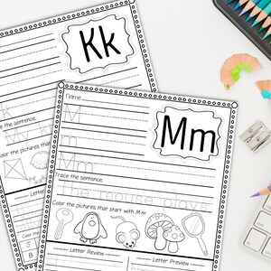 Printable ABC Worksheets | Alphabet Morning Work | No Prep Worksheets ...