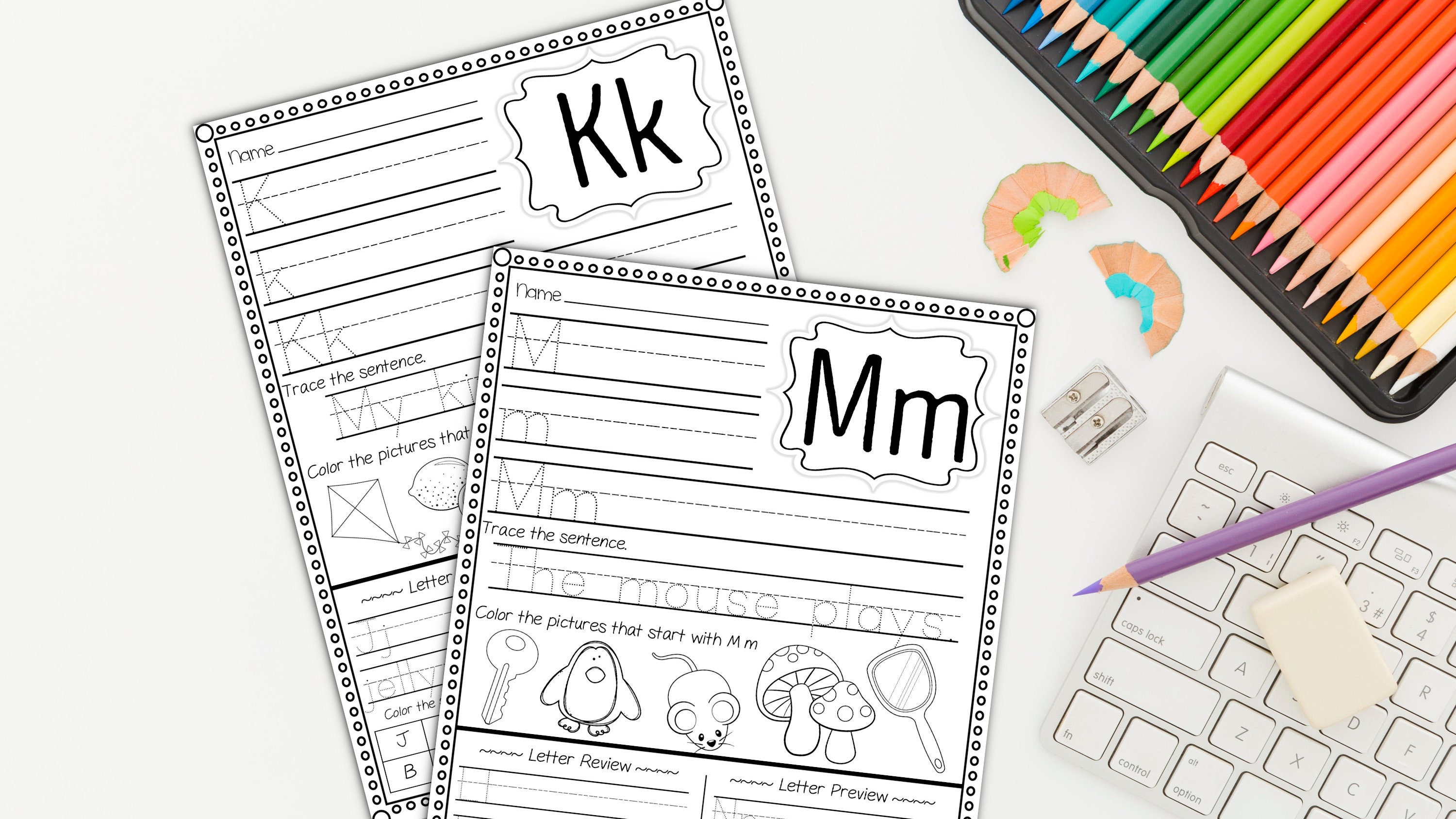 Printable ABC Worksheets | Alphabet Morning Work | No Prep Worksheets ...