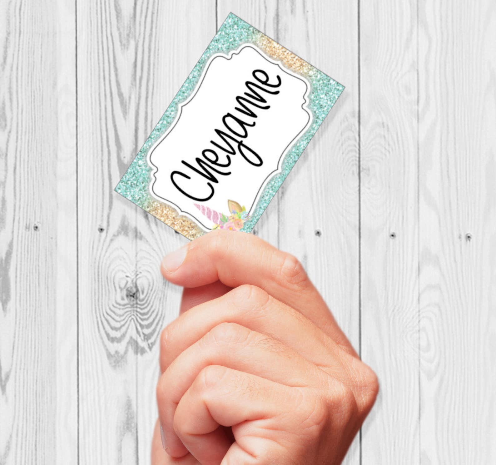 Printable Unicorn Glitter Name Tags - Classroom and Party (PDF and ...