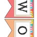 Rainbow Chevron Word Wall Classroom Set | Banner and Editable Cards ...