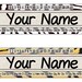 Printable Animal Print Desktop Nameplates | Classroom Labels | Editable ...