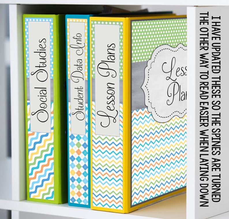 Cool Citrus Binder Covers, Spines and Tags - Editable Binder Covers ...